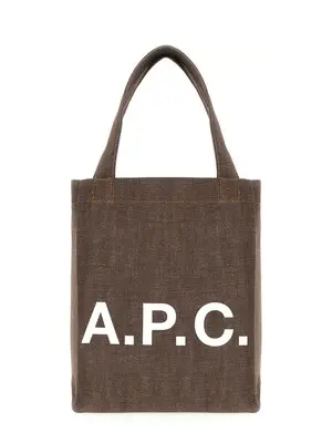 A.p.c. Lou Small Tote Bag - Brown
