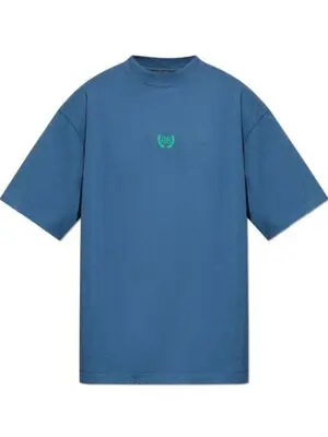 Balenciaga Laurel Classic T-shirt - Blue