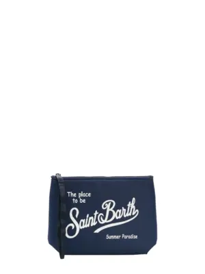 MC2 SAINT BARTH Aline Clutch Bag - Blue