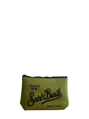 MC2 SAINT BARTH Aline Clutch Bag - Green