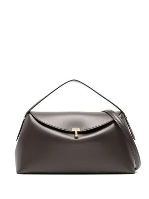 TOTEME T-lock Leather Handbag - Brown