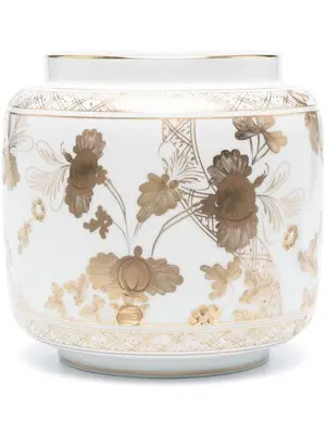 GINORI 1735 Oriente Italiano Candle Holder - Gold