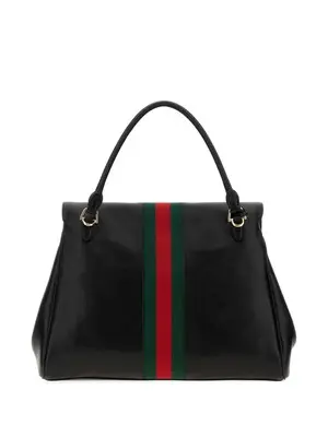 Gucci Leather Paparazzo Large Handbag - Black