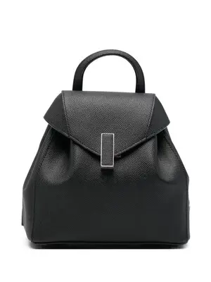VALEXTRA Iside Mini Leather Backpack - Black