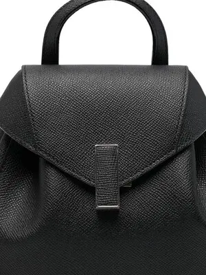 VALEXTRA Iside Mini Leather Backpack - Black
