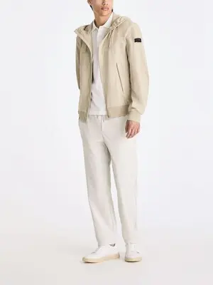 Peuterey Logo Zip Up Hooded Blouson Jacket