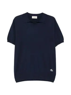 ROY ROGER'S Polo Shirt With Logo - Blue