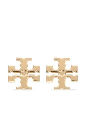 Tory Burch Kira Logo Stud Earrings - Gold