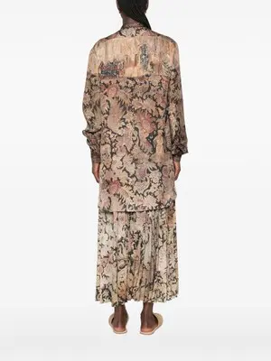 PIERRE-LOUIS MASCIA Printed Silk Shirt