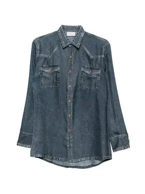 PIERRE-LOUIS MASCIA Printed Silk Shirt