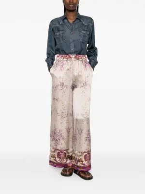 PIERRE-LOUIS MASCIA Printed Silk Shirt