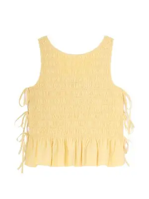 Ganni Textured Blouses