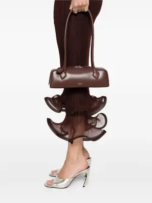 Alaïa Le Teckel Small Leather Shoulder Bag