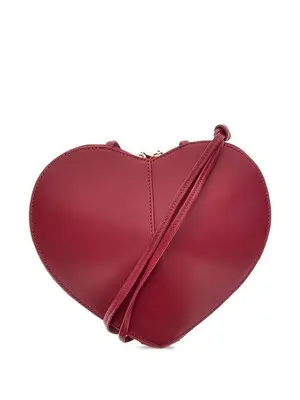 Alaïa Le Coeur Heart-shaped Leather Crossbody Bag - Red