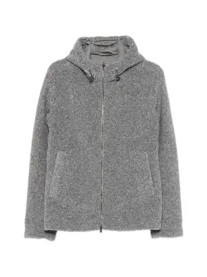 Herno Fleece Blouson Jacket With Bouclé Effect