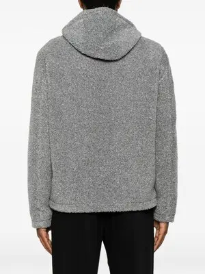Herno Fleece Blouson Jacket With Bouclé Effect
