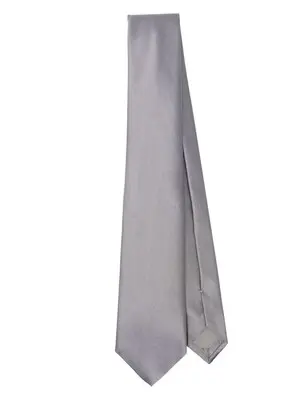 Emporio Armani Silk Neck Tie - Grey