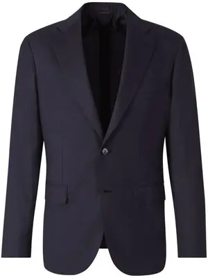 Brioni Wool And Silk Single-breasted Jacket