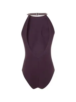 Brunello Cucinelli Halterneck Embellished One-piece Swimsuit