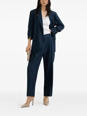 Brunello Cucinelli Belted Single-breasted Jacket