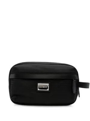 Emporio Armani Logo Beauty-case - Black