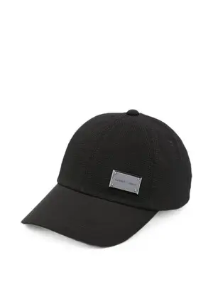 Emporio Armani Logo Baseball Cap - Black