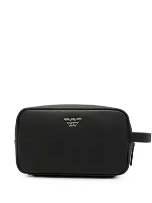 Emporio Armani Logo Beauty-case - Black