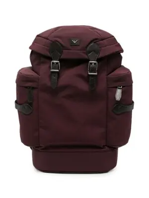 Emporio Armani Nylon Backpack - Brown