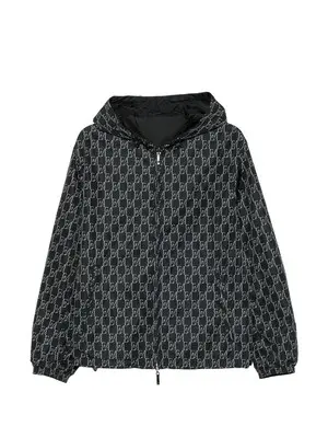 Emporio Armani All-over Logo Zip-up Bomber Jacket