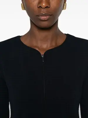 Emporio Armani Zip-up Textured Jacket