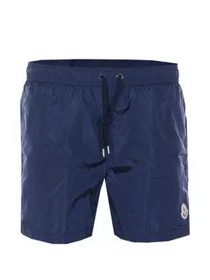 Moncler Logo Swim Shorts - Blue
