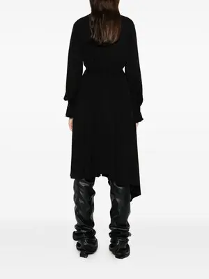 Loewe Asymmetrical Midi Dress With Buckle Detail