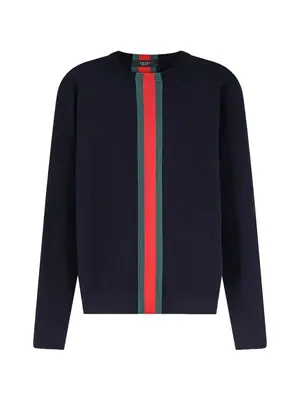 Gucci Web Detail Cotton T-shirt