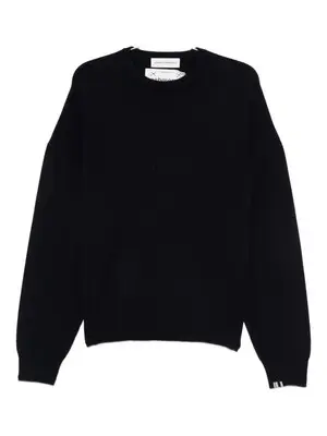 Extreme Cashmere Ribbed Crewneck Cashmere Sweater