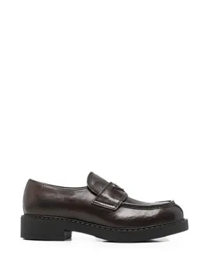 Prada Contrast Stitching Loafers For Men
