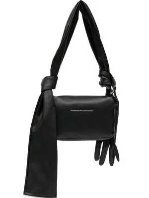MAISON MARGIELA Glove Leather Shoulder Bag - Black