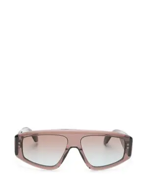 Alaïa Rectangle Frame Sunglasses - Brown