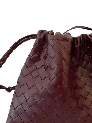Bottega Veneta Leather Medium Dustbag - Red