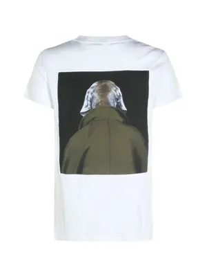 Max Mara Printed Cotton T-shirt - White