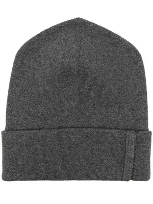 Brunello Cucinelli Cashmere Beanie - Grey