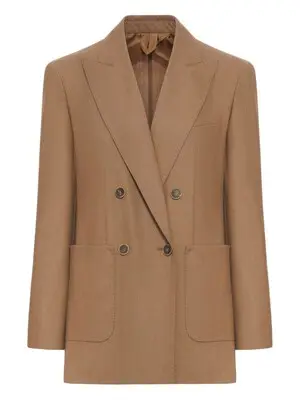 Max Mara Double-breasted Cashmere Blazer