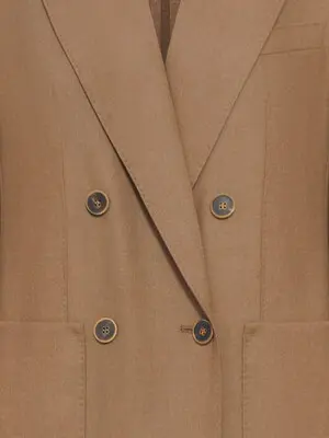 Max Mara Double-breasted Cashmere Blazer