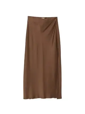 Brunello Cucinelli Long Skirt - Brown