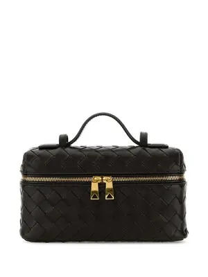 Bottega Veneta Bang Bang Leather Vanity Case - Brown