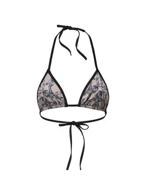 Loewe Anagram Bikini Top - Beige