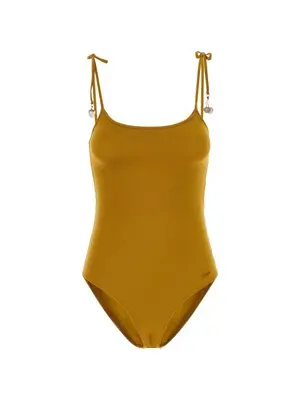 Chloé Gold-tone Charm Swimsuit
