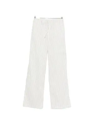 IRO PARIS Lia Cotton Blend Trousers - Beige
