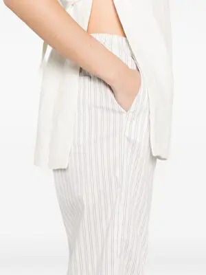 IRO PARIS Lia Cotton Blend Trousers - Beige