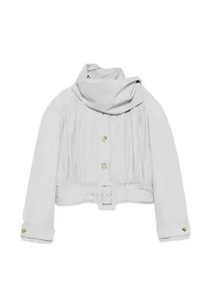 Chloé Cotton And Linen Blend Blouson Jacket