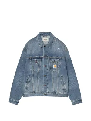 Carhartt Work In Progress Denim Cotton Trucker Jacket